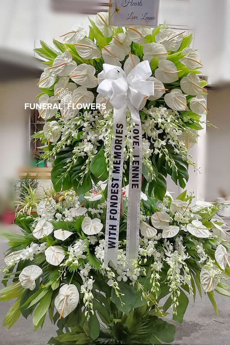Memories of You Sympathy Flowers – Funeral Flowers Bicol